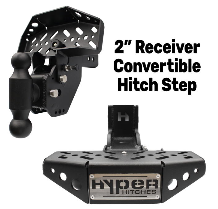 Dual-Ball Hitch Step Combo for 2" Receivers – Hyper Hitch